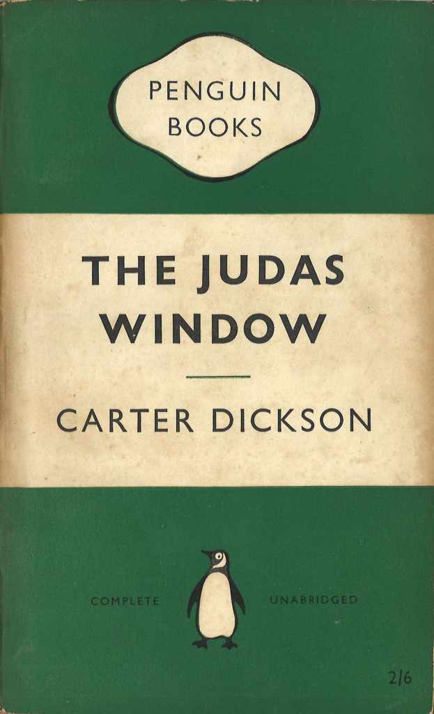 #1243: The Judas Window, a.k.a. The Crossbow Murder (1938) by Carter ...